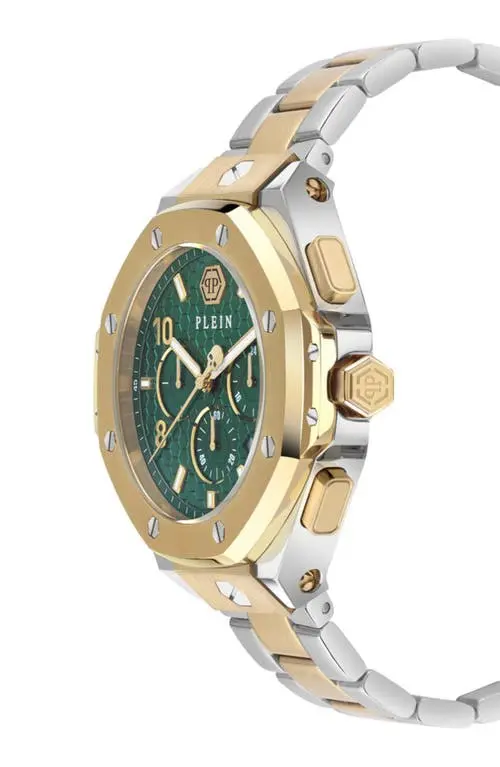 Philipp Plein Royal Chronograph Stainless Steel Bracelet Watch