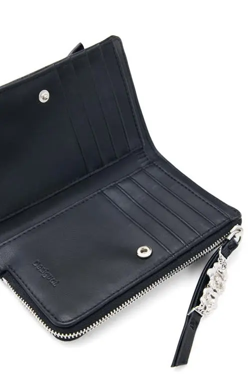 Desigual Medium Faux Leather Bifold Wallet
