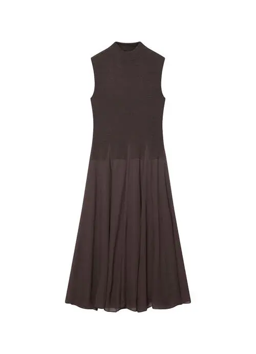 Mint Velvet Sleeveless Knit Midi Dress