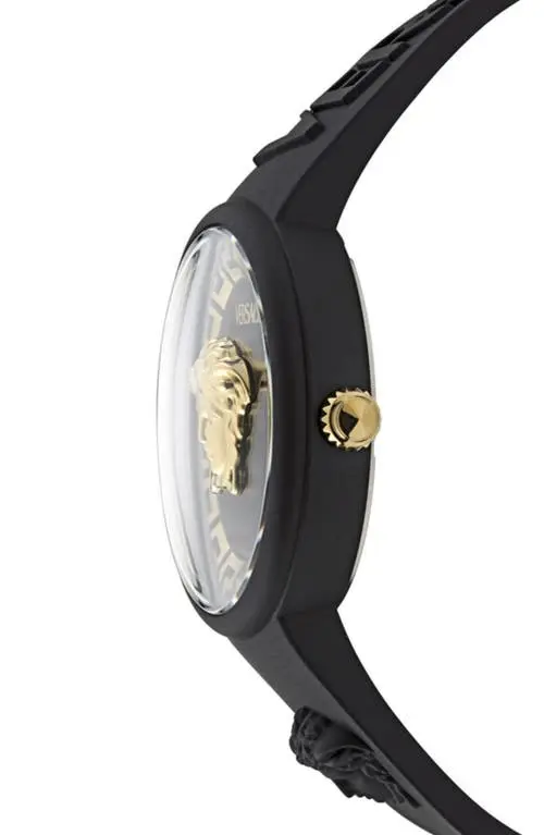 Versace Medusa Pop Silicone Strap Watch