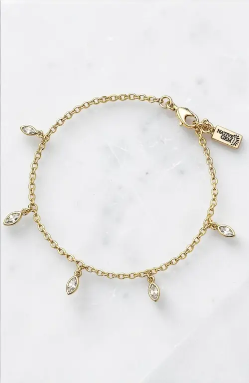 NATIVE GEM Smitten Sparkle Anklet