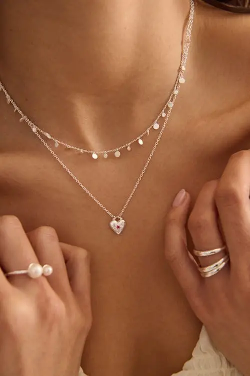 MURKANI Coin Choker Necklace - Silver