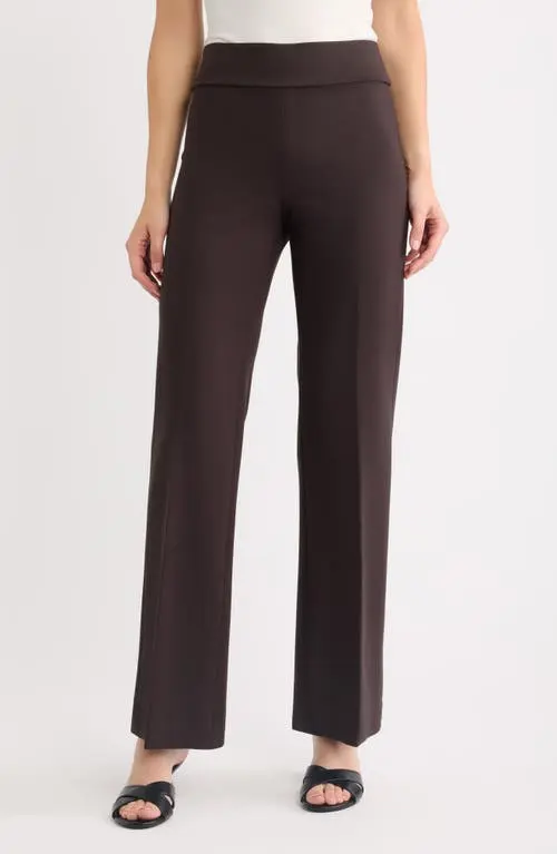 Anne Klein High Waist Wide Leg Pull-on Pants