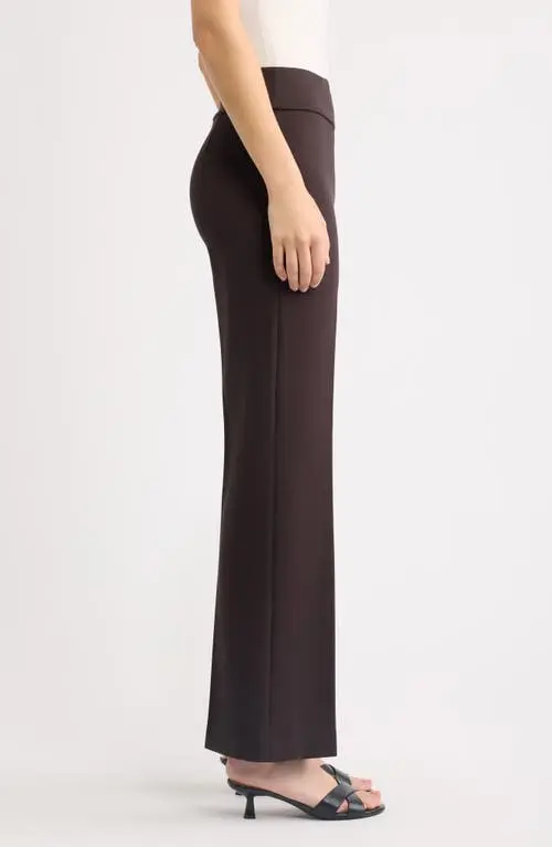 Anne Klein High Waist Wide Leg Pull-on Pants