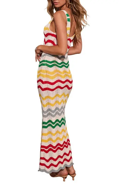 VICI Gerie Open Stitch Maxi Sweater Dress