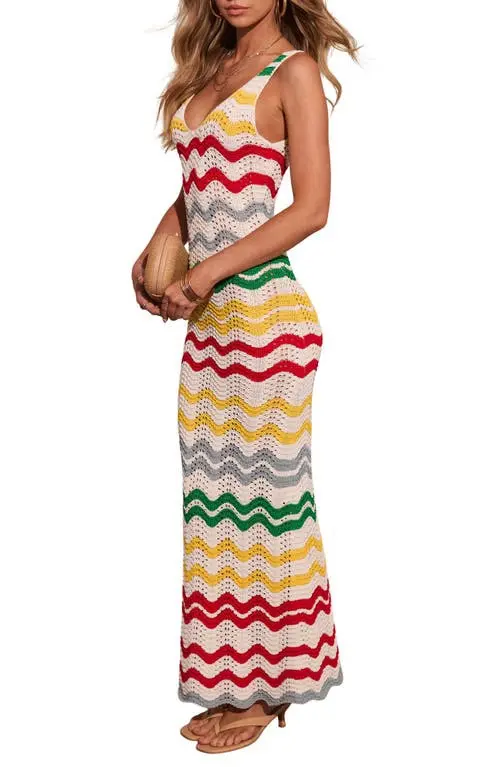 VICI Gerie Open Stitch Maxi Sweater Dress