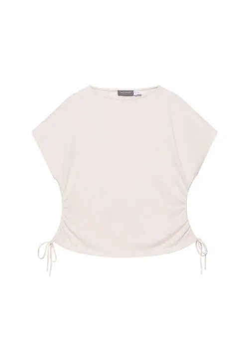 Mint Velvet Jersey Ruched Tie Detail Top