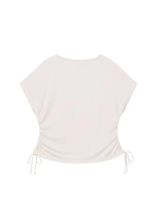 Mint Velvet Jersey Ruched Tie Detail Top