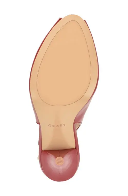 Guess Ilovea Slingback Pump - Red