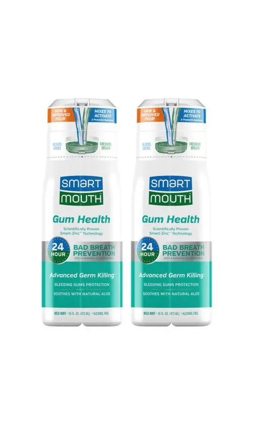 SMARTMOUTH Gum Health Zinc Activated Mouthwash 16 Fl Oz - Mild Mint