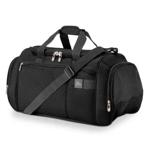 SKYWAY Sigma 7.0 Softside Carry-on Weekender Duffel Bag - Black