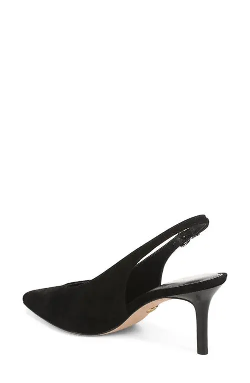 Veronica Beard Luciana Suede Slingback Pumps - Black