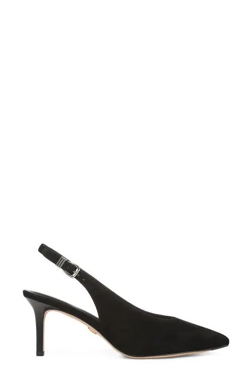 Veronica Beard Luciana Suede Slingback Pumps - Black