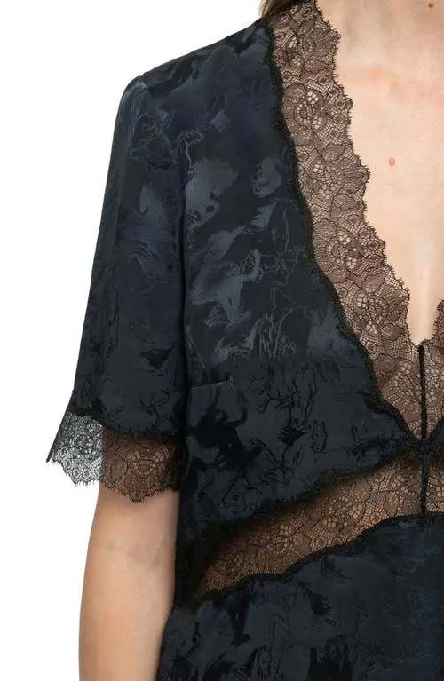 Zadig&Voltaire Tedoxa Horse Jacquard Silk Top