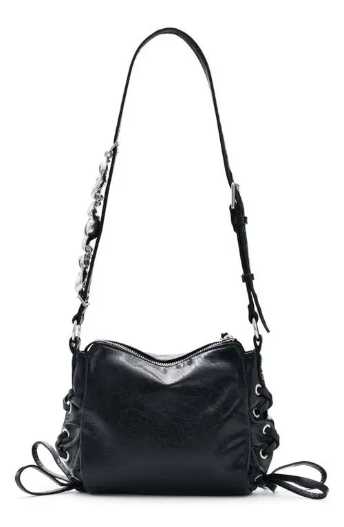 Desigual Faux Leather Crossbody Bag With Charm Detail