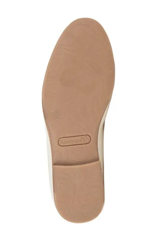 BARETRAPS Lasha Loafer With Braided Detailing - Cream