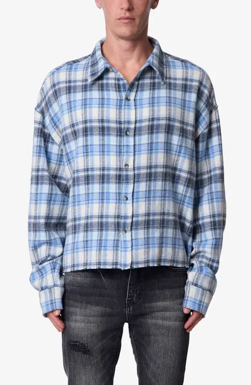 Mnml Washed Cropped Flannel Shirt