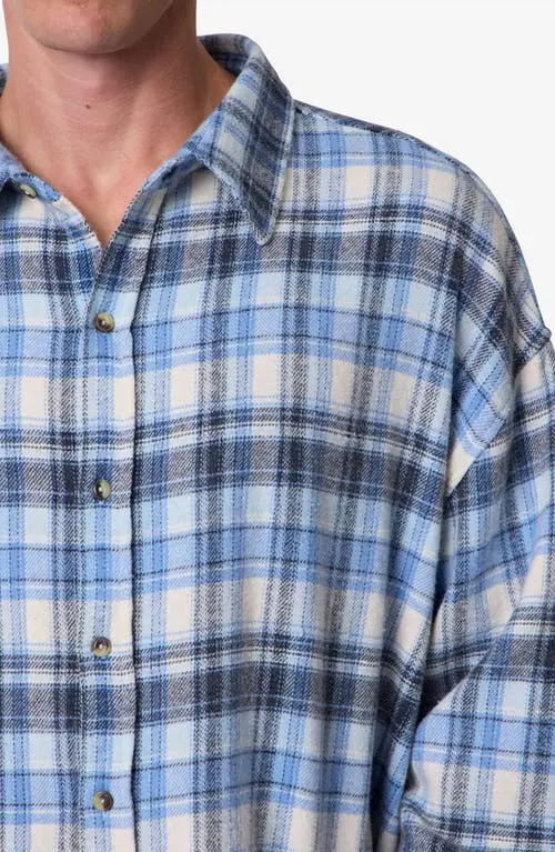 Mnml Washed Cropped Flannel Shirt