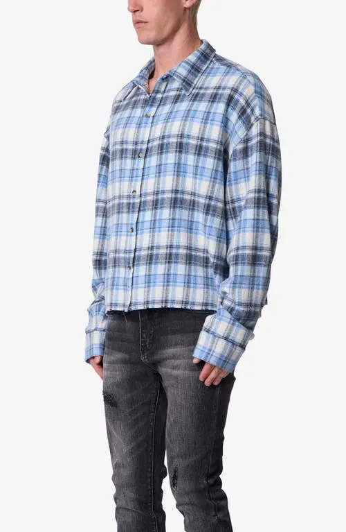 Mnml Washed Cropped Flannel Shirt