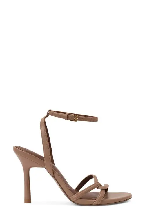 REISS Annabelle Leather Ankle Strap Sandal