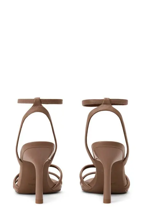 REISS Annabelle Leather Ankle Strap Sandal