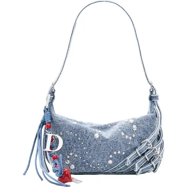 Desigual Small Denim Shoulder Bag