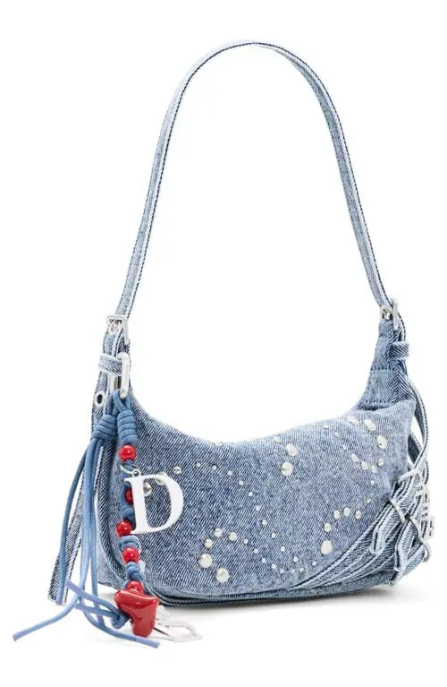 Desigual Small Denim Shoulder Bag