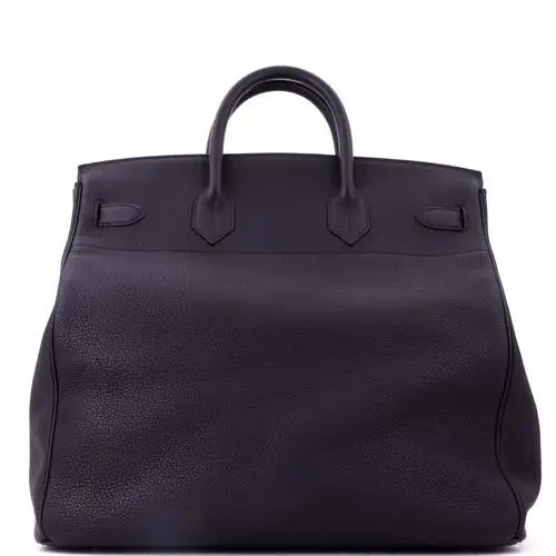 Hermès Hac Birkin Bag Black Togo With Palladium Hardware 40
