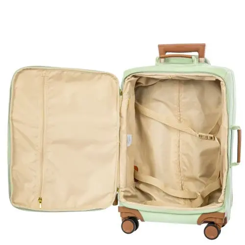 Bric'S Volterra Softside 21" Carry On Spinner Luggage - Green