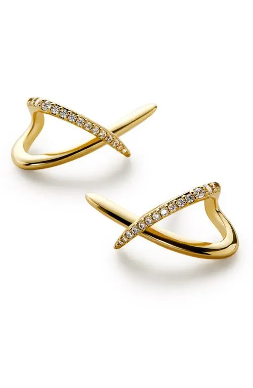 ANA LUISA Sloane Crisscross Stud Earrings