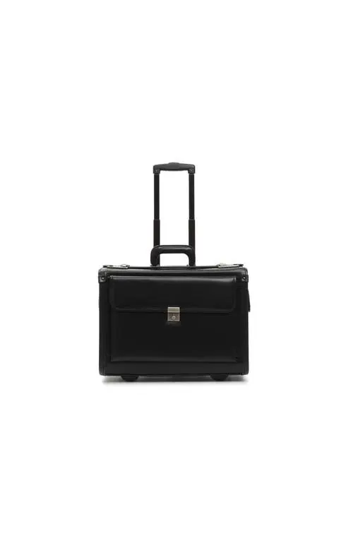 KORCHMAR Mobilemax 18" Wheeled Leather Catalog Case