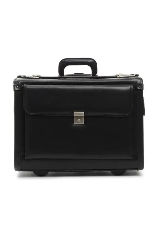 KORCHMAR Mobilemax 18" Wheeled Leather Catalog Case