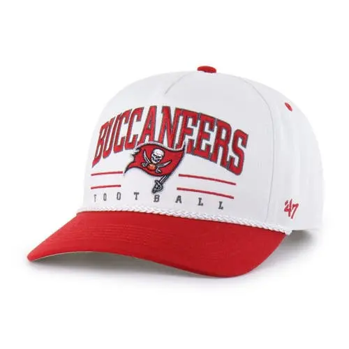 '47 47 Tampa Bay Buccaneers Roscoe Two-toned Hitch Adjustable Baseball Cap - White