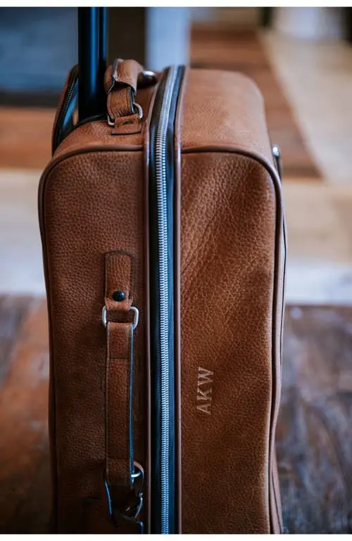 KORCHMAR Hudson Leather Wheeled Carry-on