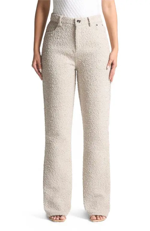 Manière De Voir Boucle Straight Leg Jeans - Beige