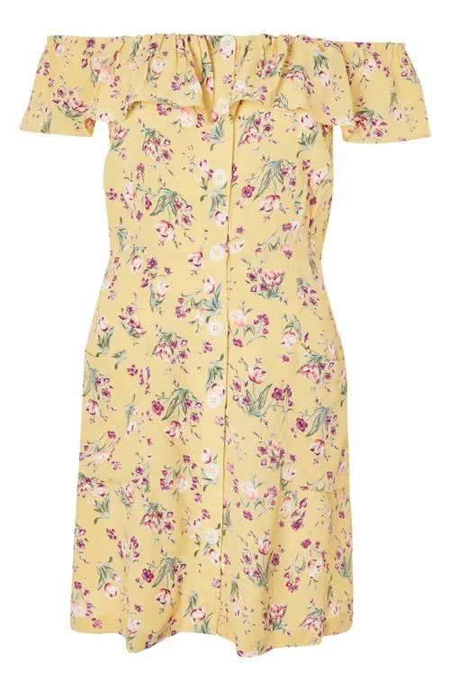 Topshop Spring Floral Minidress