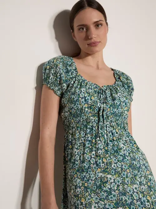 APRICOT Milkmaid Midi Dress