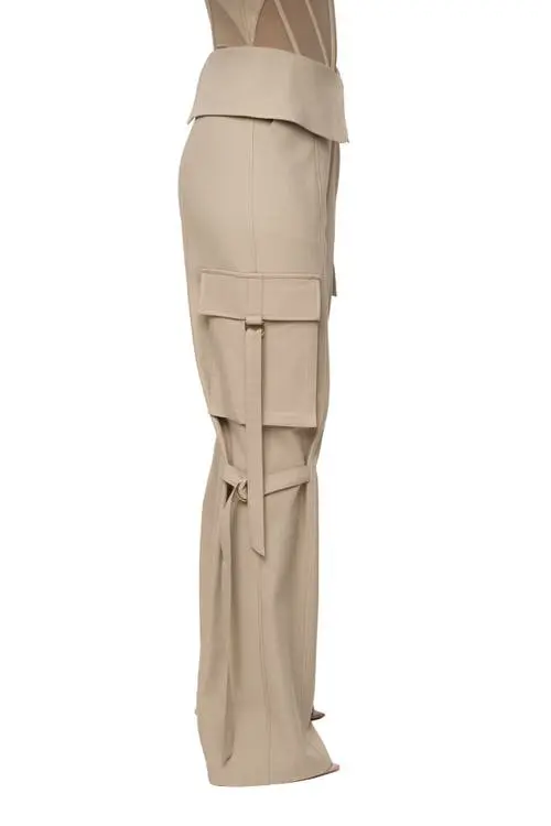 JLUXLABEL Downtown Cargo Pants With Decorative Straps And D-ring Accents