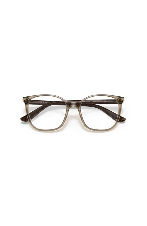 VOGUE EYEWEAR 52mm Rectangle Optical Glasses