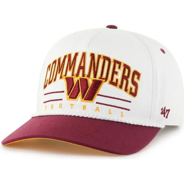 '47 Washington Commanders Roscoe Two-toned Hitch Adjustable Hat - White