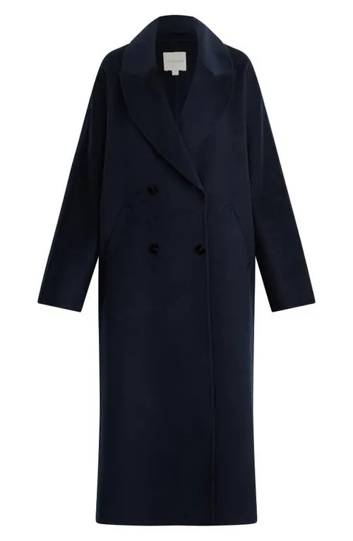 FAVORITE DAUGHTER The Luca Wool Blend Double Breasted Coat