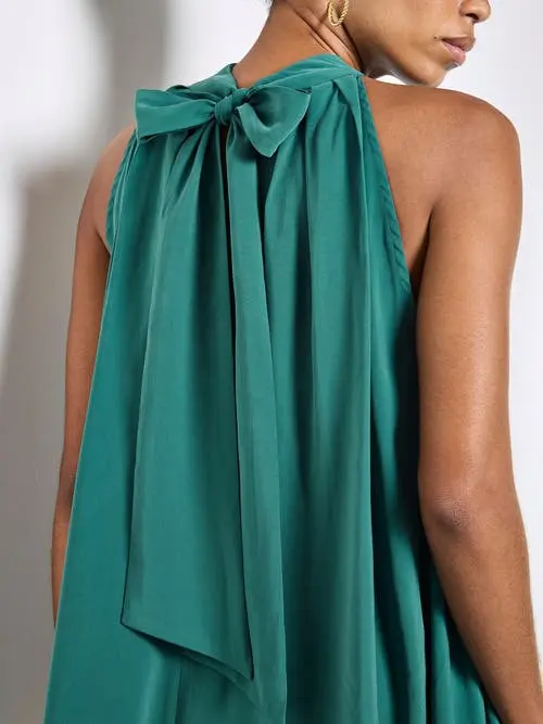 APRICOT Pleat Detail Tunic Top - Teal