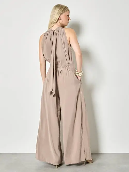 APRICOT Pleat Detail Super Wide Trouser