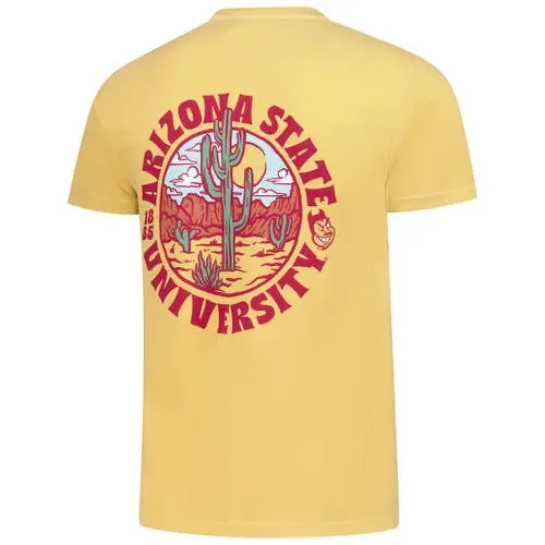 IMAGE ONE Arizona State Sun Devils Comfort Colors Thick Lined Landscape T-shirt