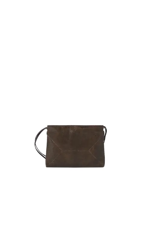 Brunello Cucinelli Pouch Bag In Lizard-effect Calfskin