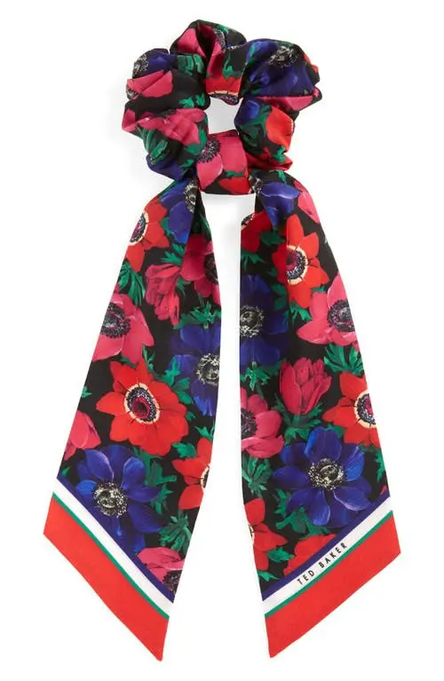 Ted Baker London Hallyna Hula Scrunchie Scarf - Black Multi