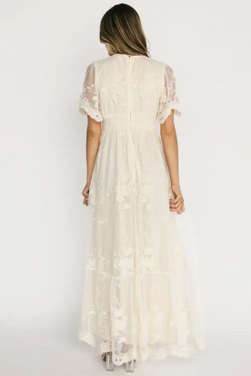 BALTIC BØRN Rosalia Lace Maxi Dress
