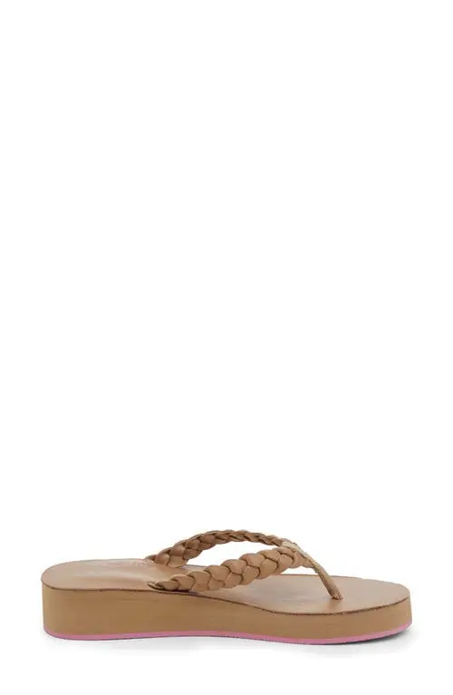 HARI MARI Braided Platform Flip-flops
