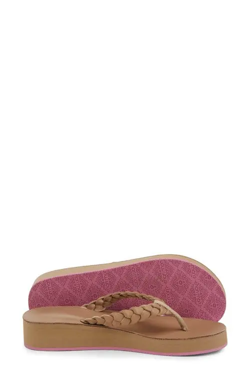 HARI MARI Braided Platform Flip-flops