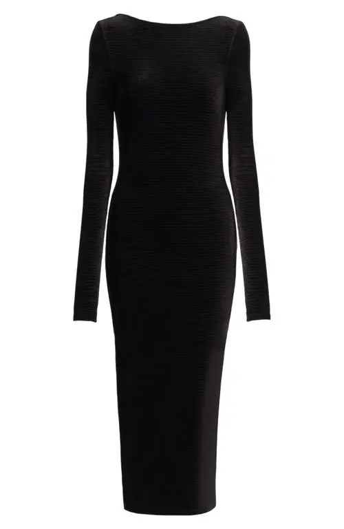Balmain Long Velvet Dress